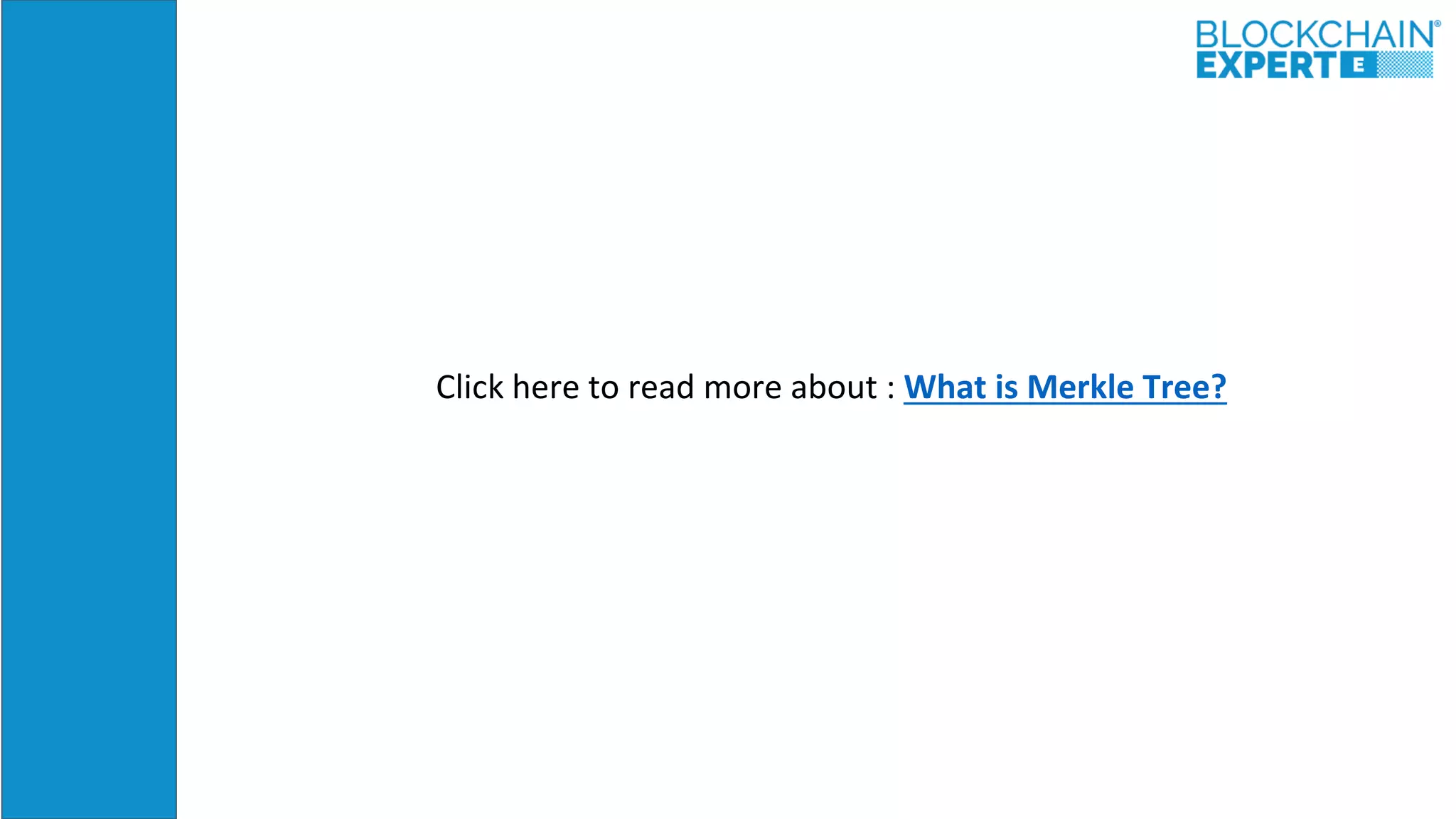 What is merkle tree | PPTX