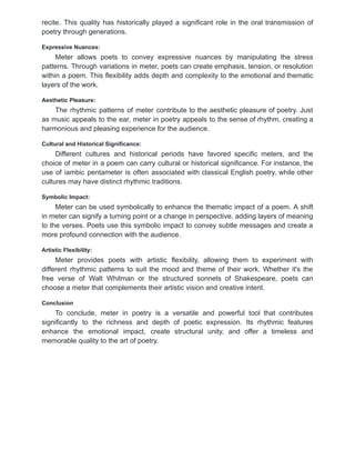 What is meter in poetry.pdf