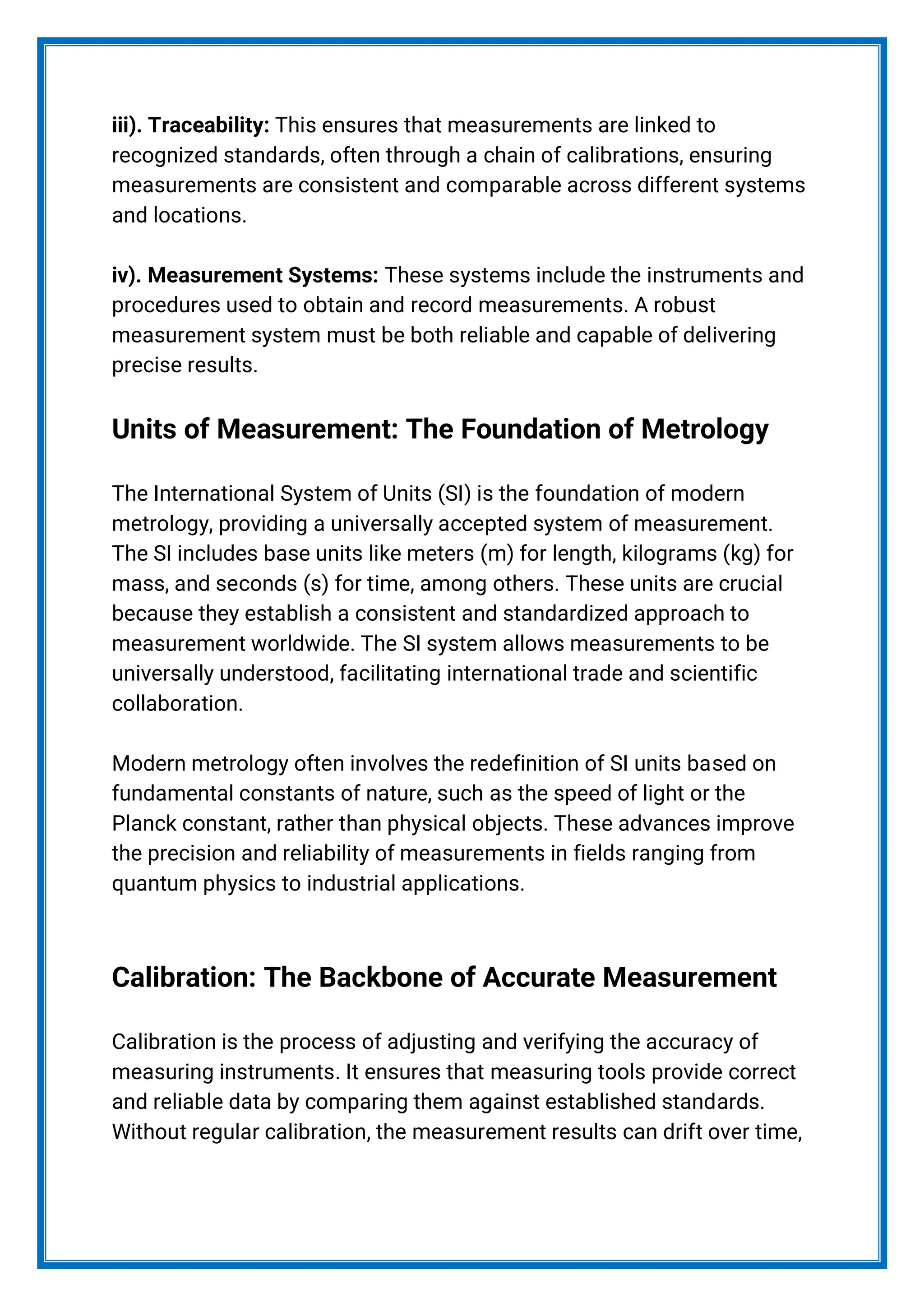What is Metrology Importance, Types, Tools, and Applications | PDF