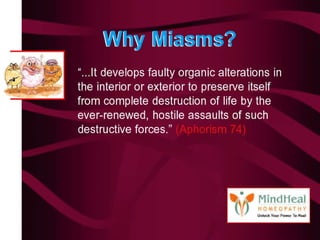 MindHeal: What Is Miasm? | PPT