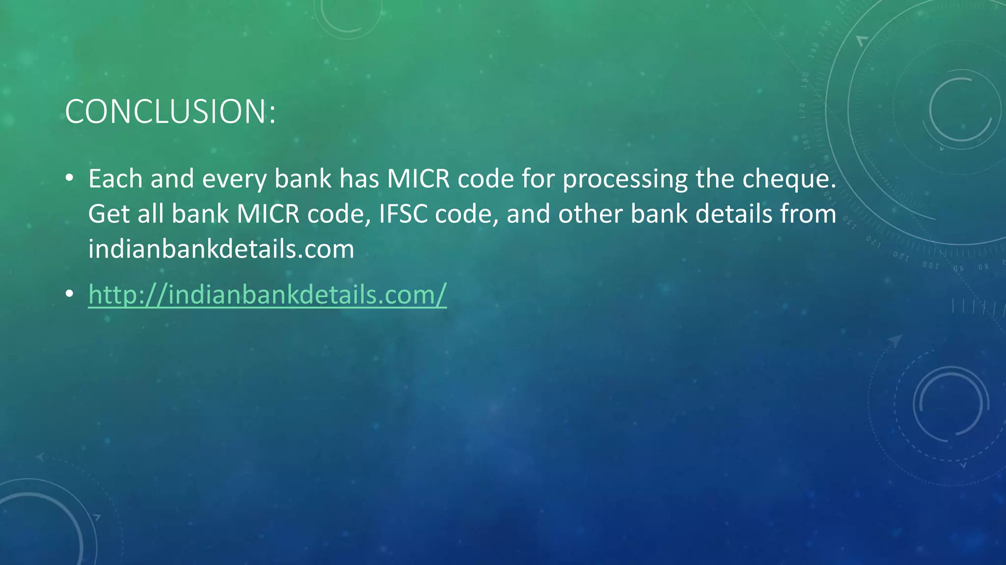 What is micr code? | PPTX