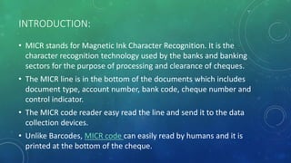What is micr code? | PPT