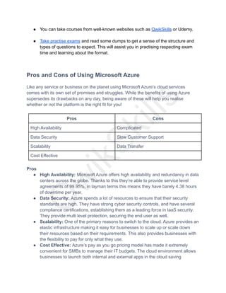 What is Microsoft Azure? | PDF