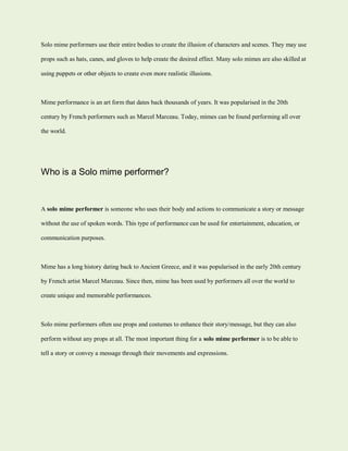 What is mime performance_ Who is a Solo mime performer.pdf