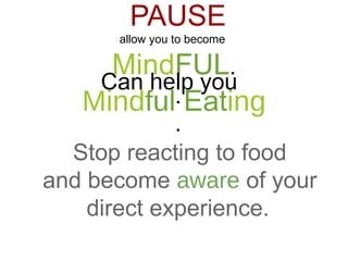 What is mindful eating? free powerpoint | PPT