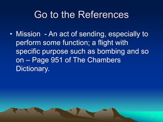 What is Mission.ppt