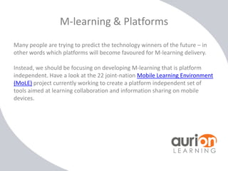 What is Mlearning? | PPTX