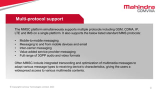 What is MMSC platform | PPTX