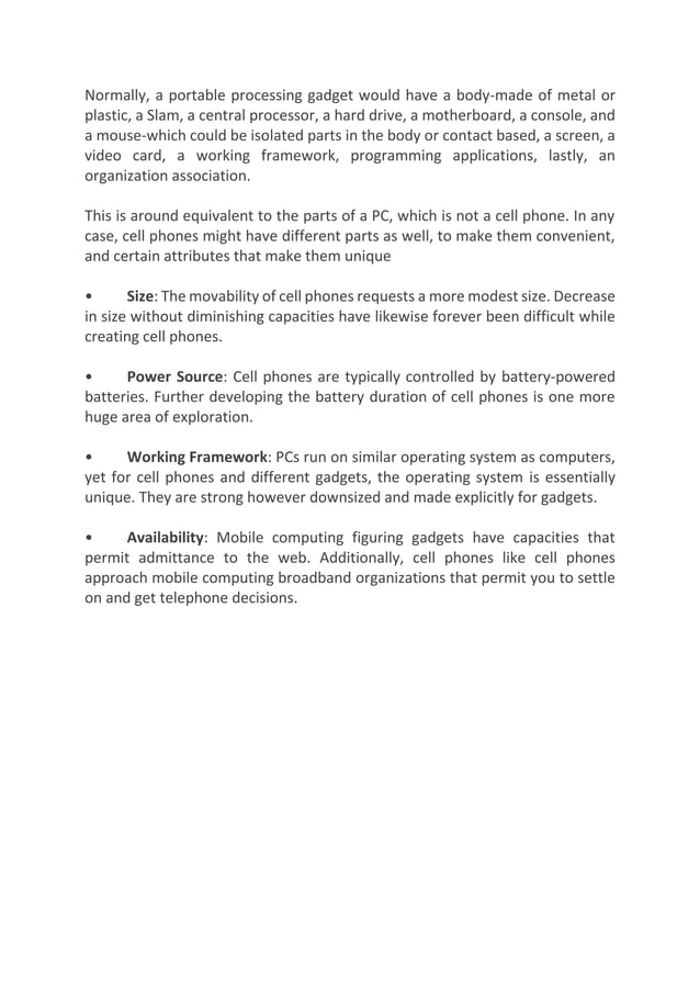 What is Mobile Computing.pdf | Computing | Technology & Computing