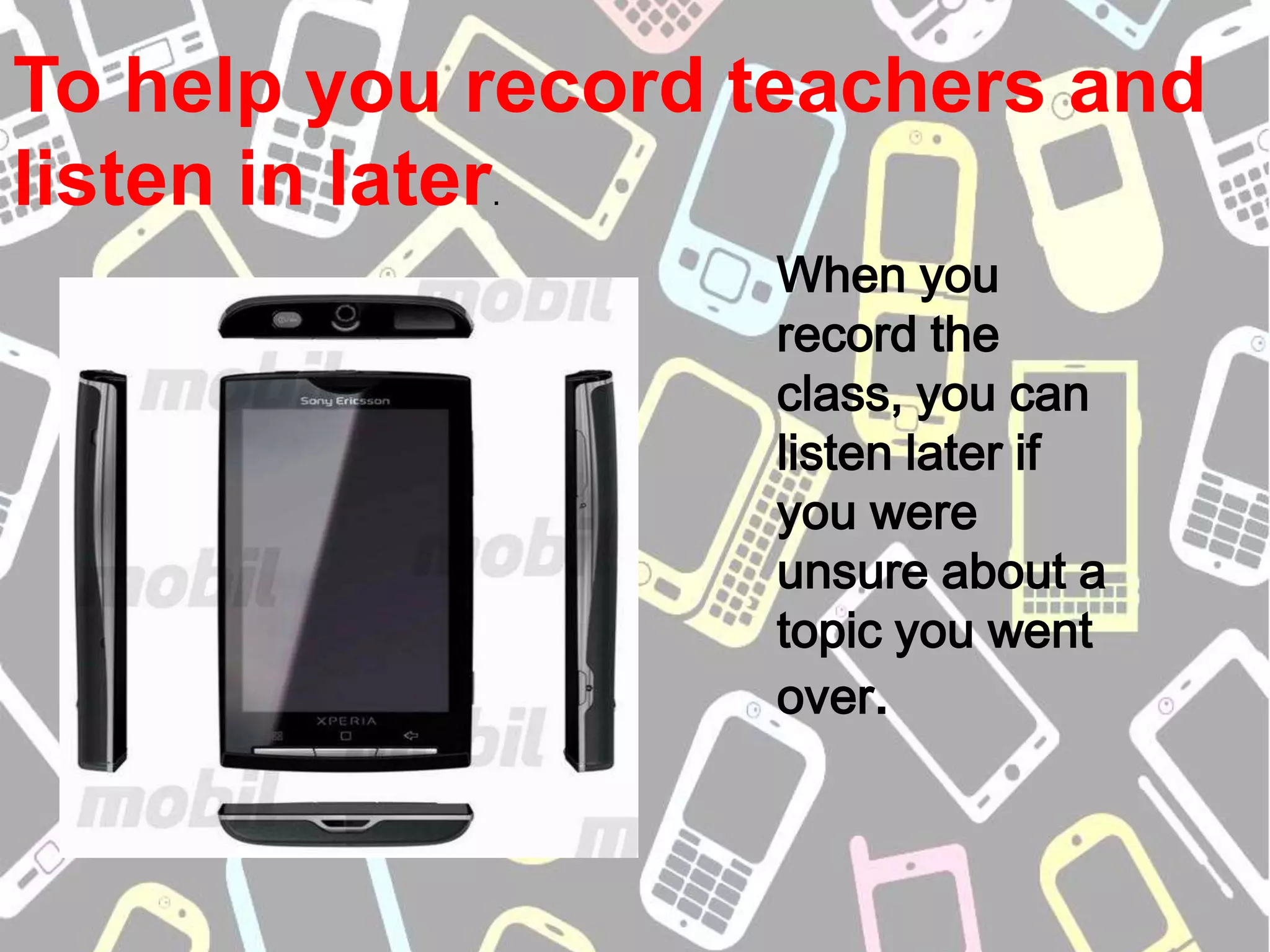 Should mobile phones be allowed in class? | PPTX | Homework and Study ...
