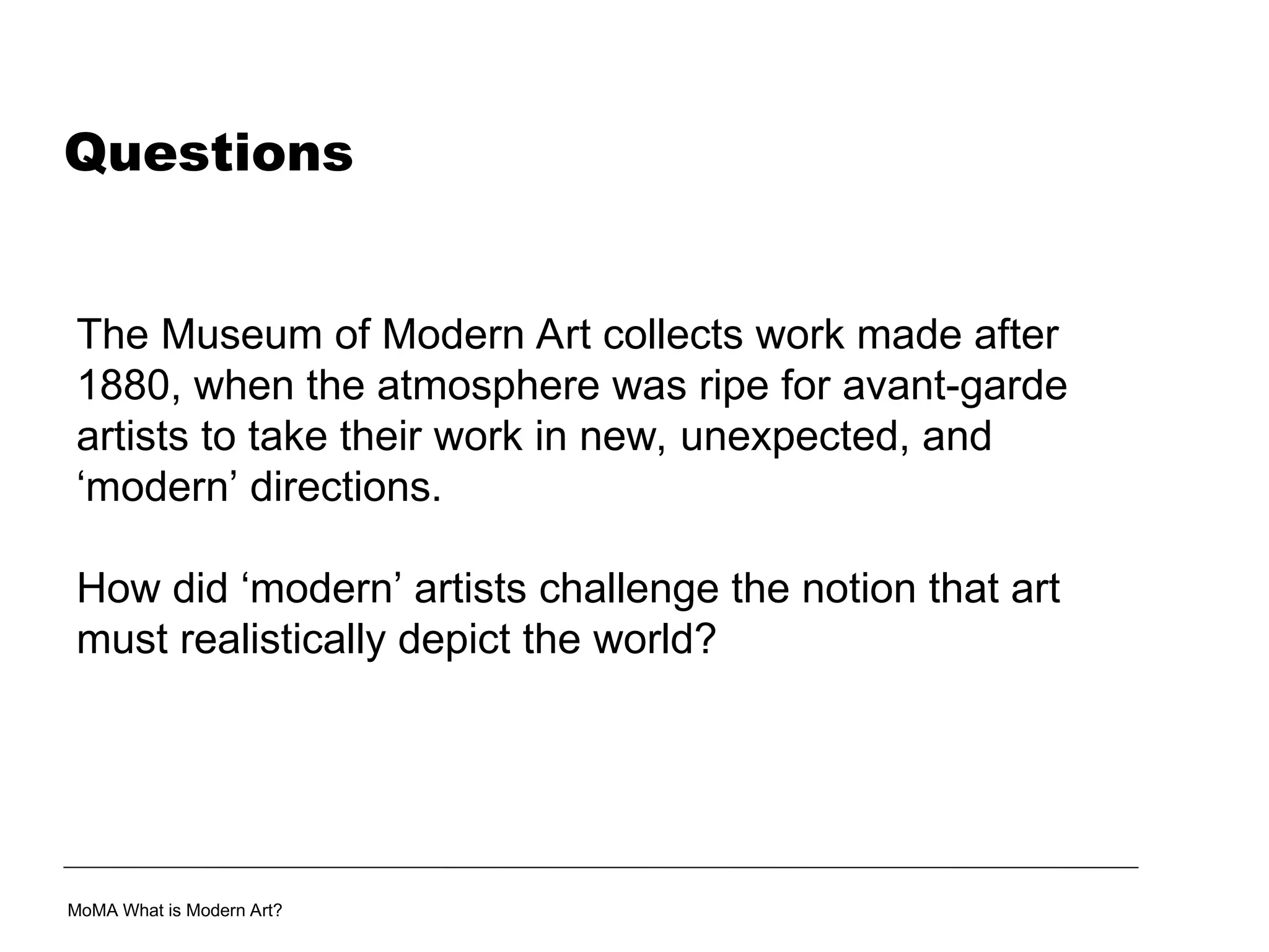 Presentation Slide What is ModernArt.ppt