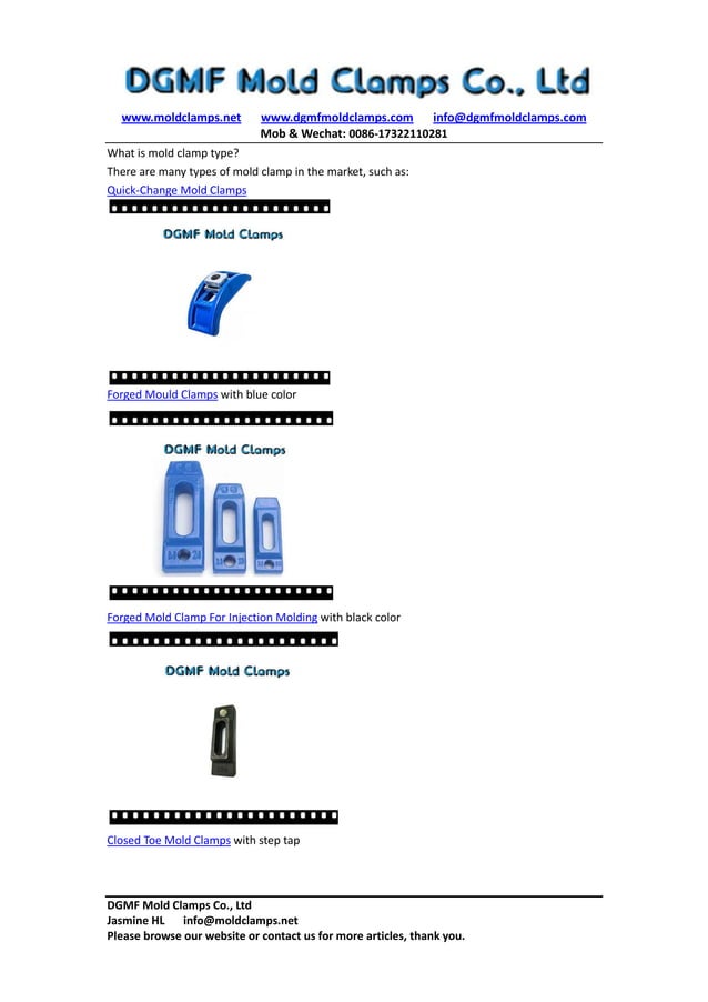 What is mold clamp? | PDF