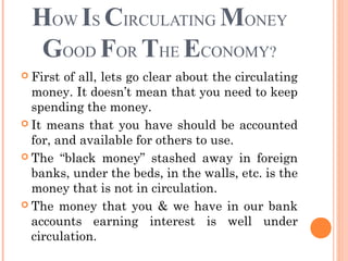 What is money circulation.ppt