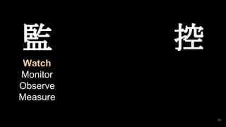 什麼是『監控』？ (What is monitoring ) | PPT