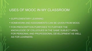 What is mooc (1) | PPTX | Internet | Computing