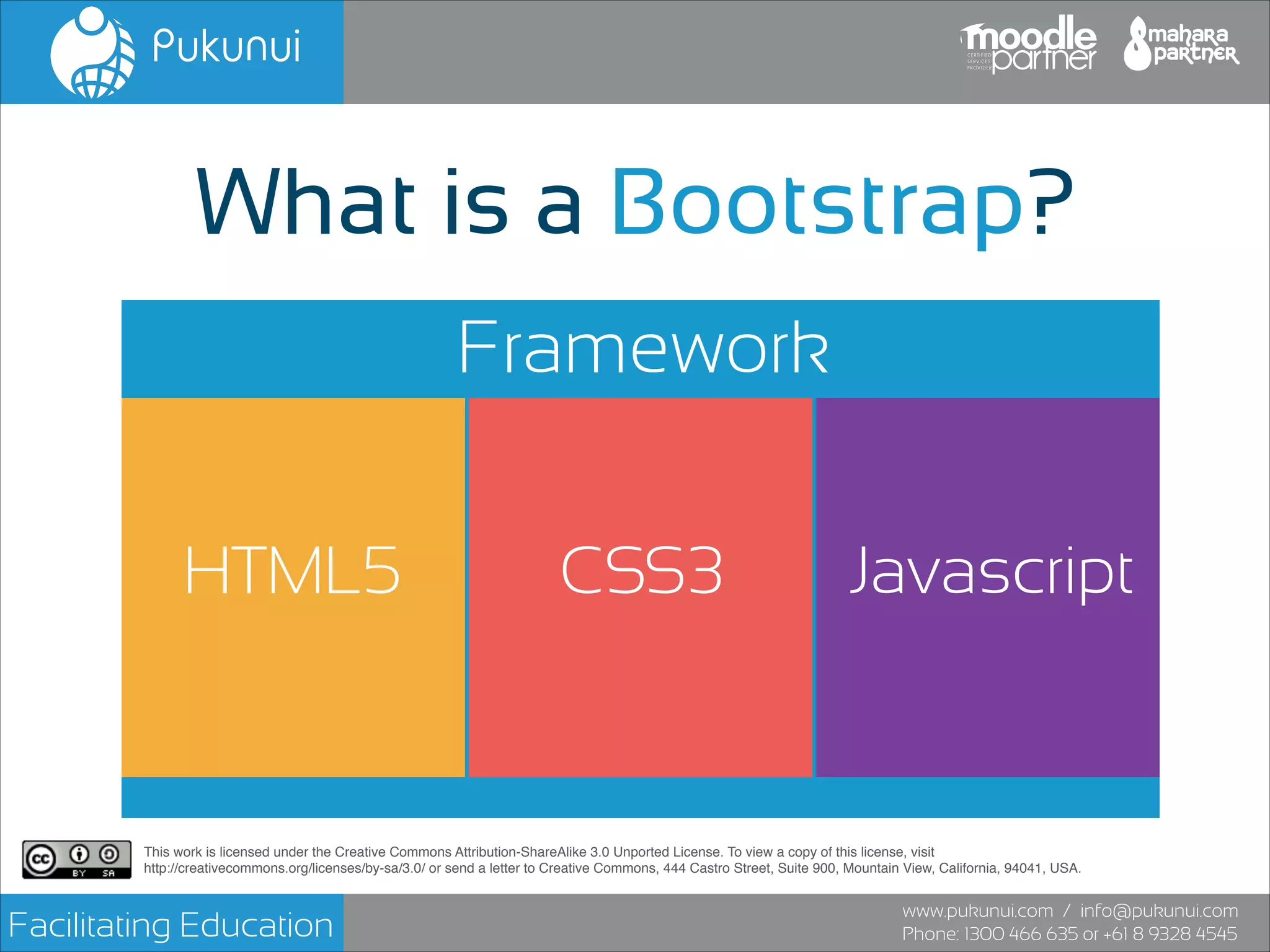 What is moodle bootstrap | PPT