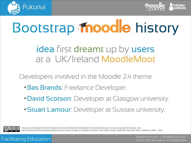 What is moodle bootstrap | PPT