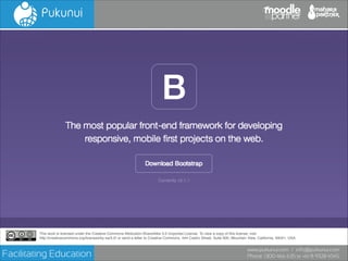 What is moodle bootstrap | PPT