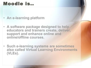 What is Moodle | PPT