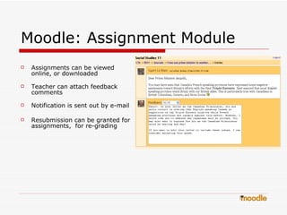 Moodle Features | PPT