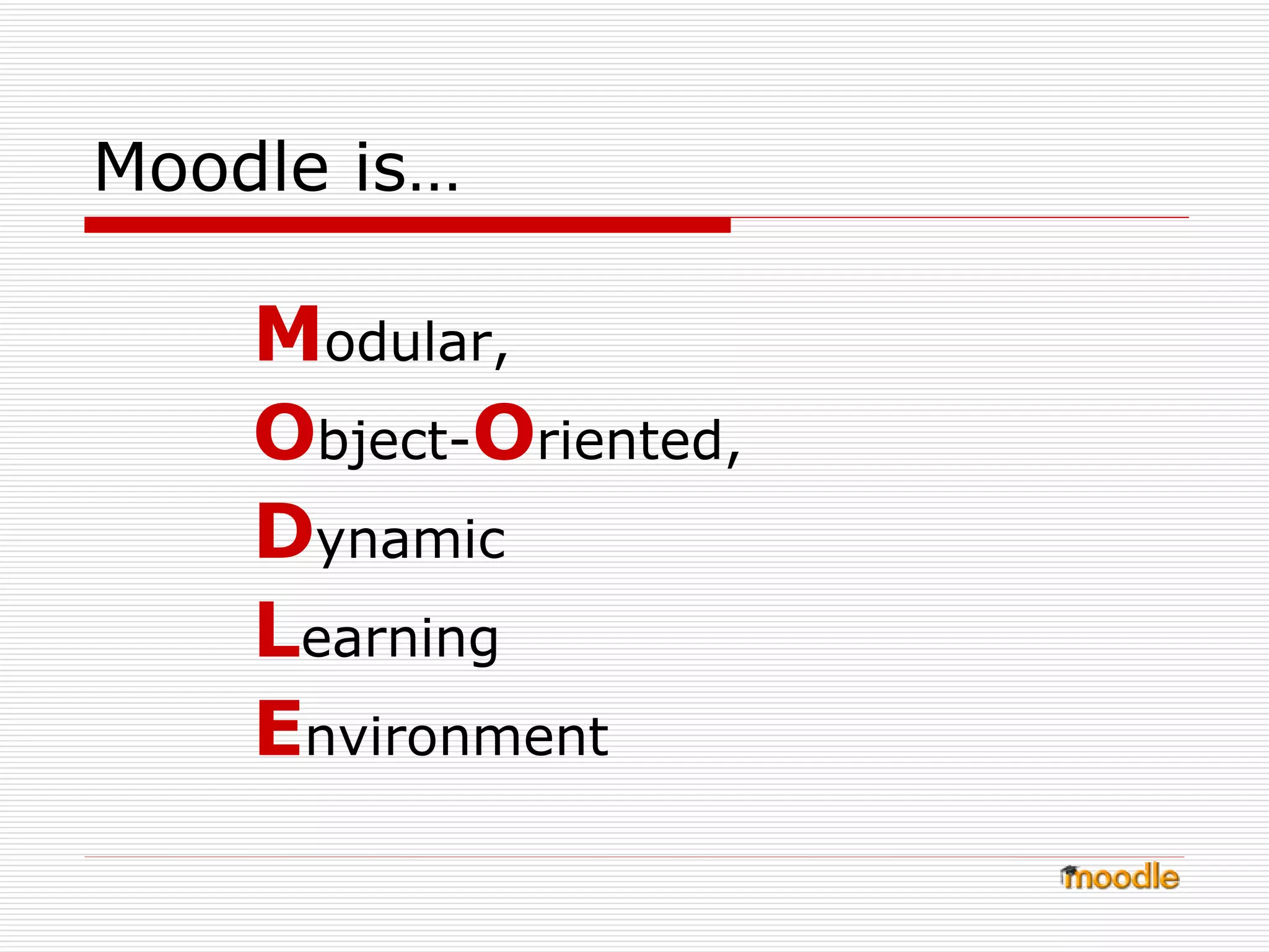 What is moodle ppt | PPT