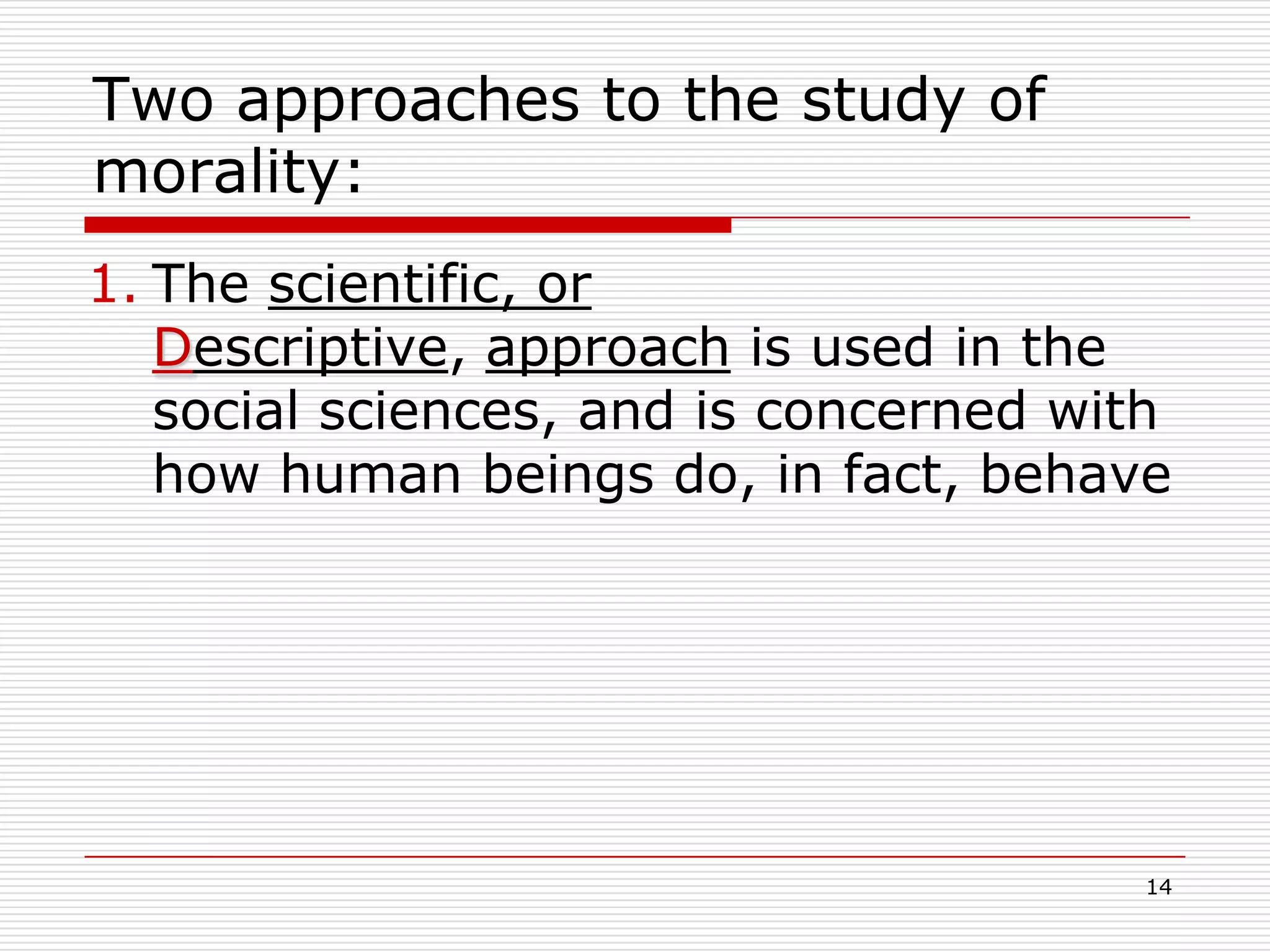What Is Morality | PPTX