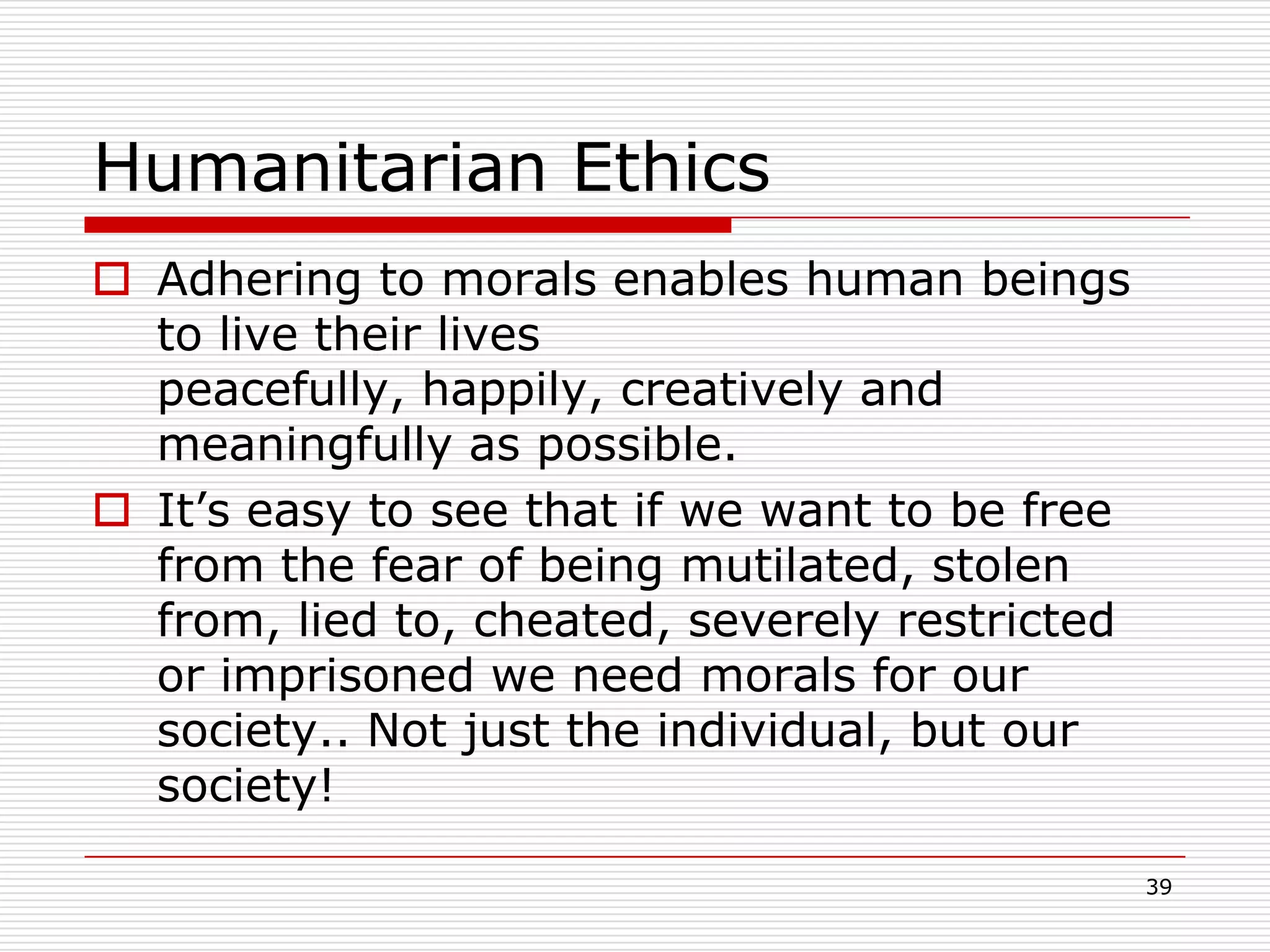 What Is Morality | PPTX