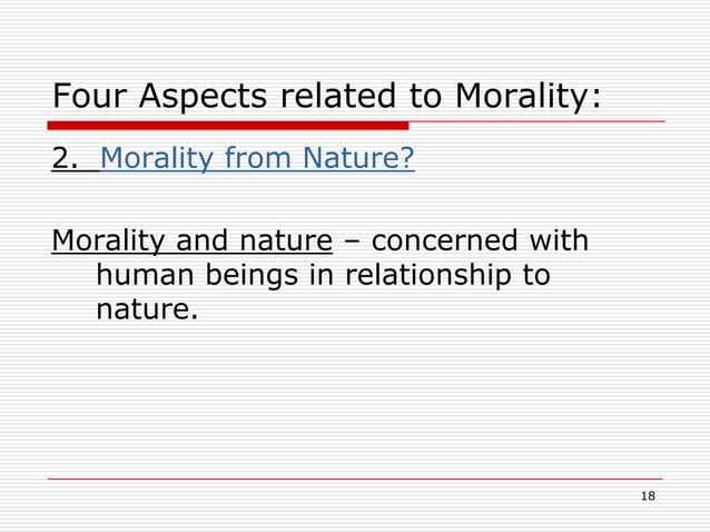 What Is Morality | PPTX
