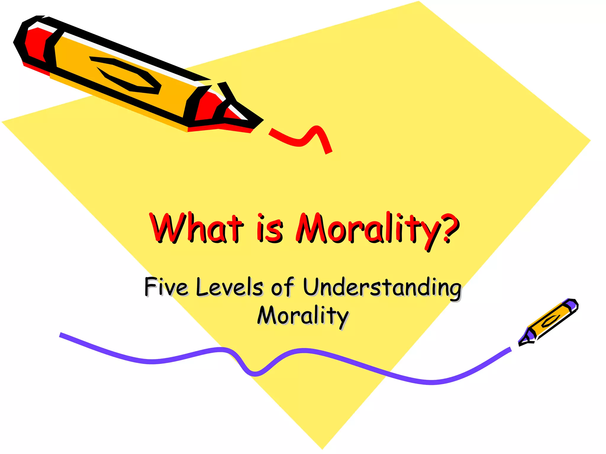 What is morality | PPT