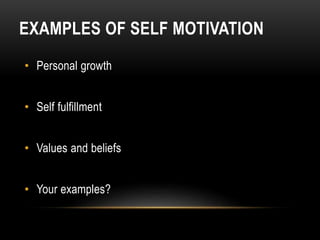 What is motivation | PPT
