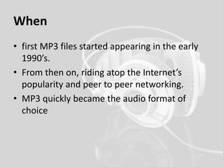 What is mp3 | PPT
