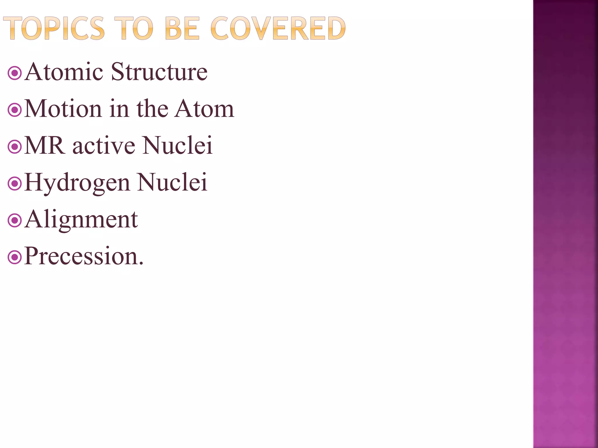 Basics of MRI | PPTX