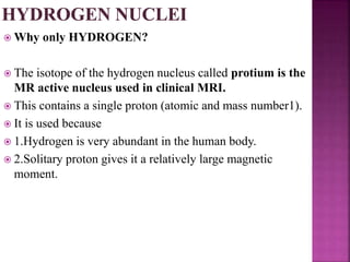 Basics of MRI | PPTX