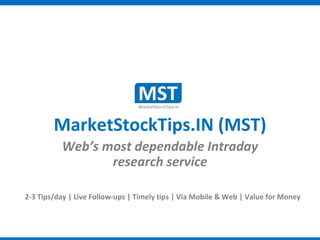 What is MST? | PPT
