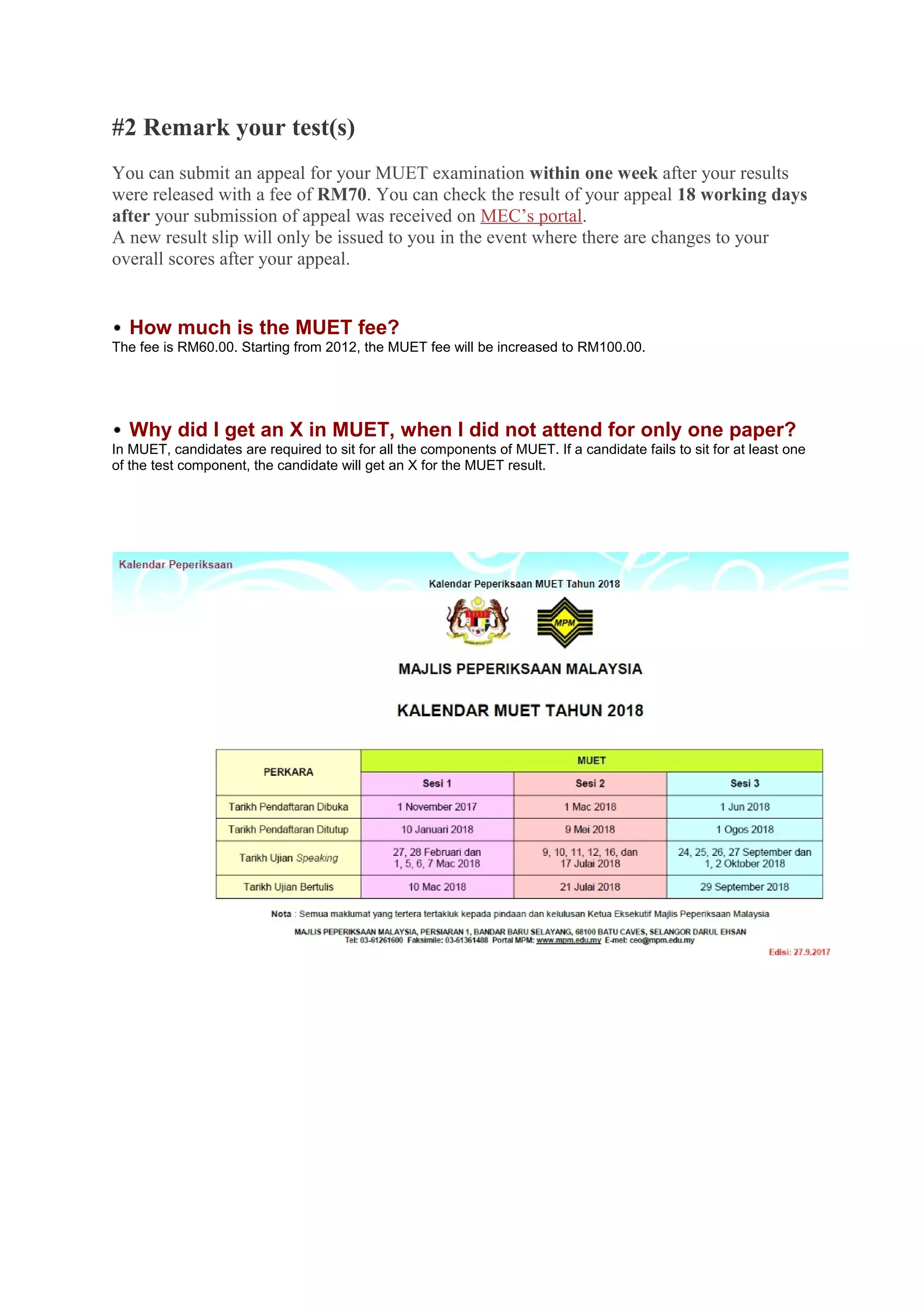 What is muet | PDF