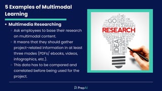 What is Multimodal Learning? - By PrepAI | PPT