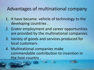 What is multinational company | PPT