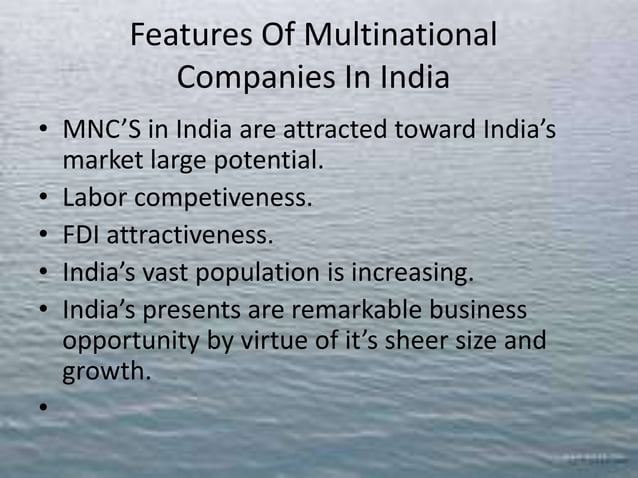 What is multinational company | PPT