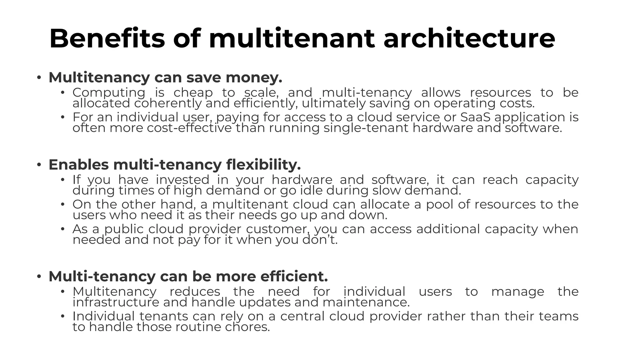 Multitenancy in cloud computing architecture | PDF