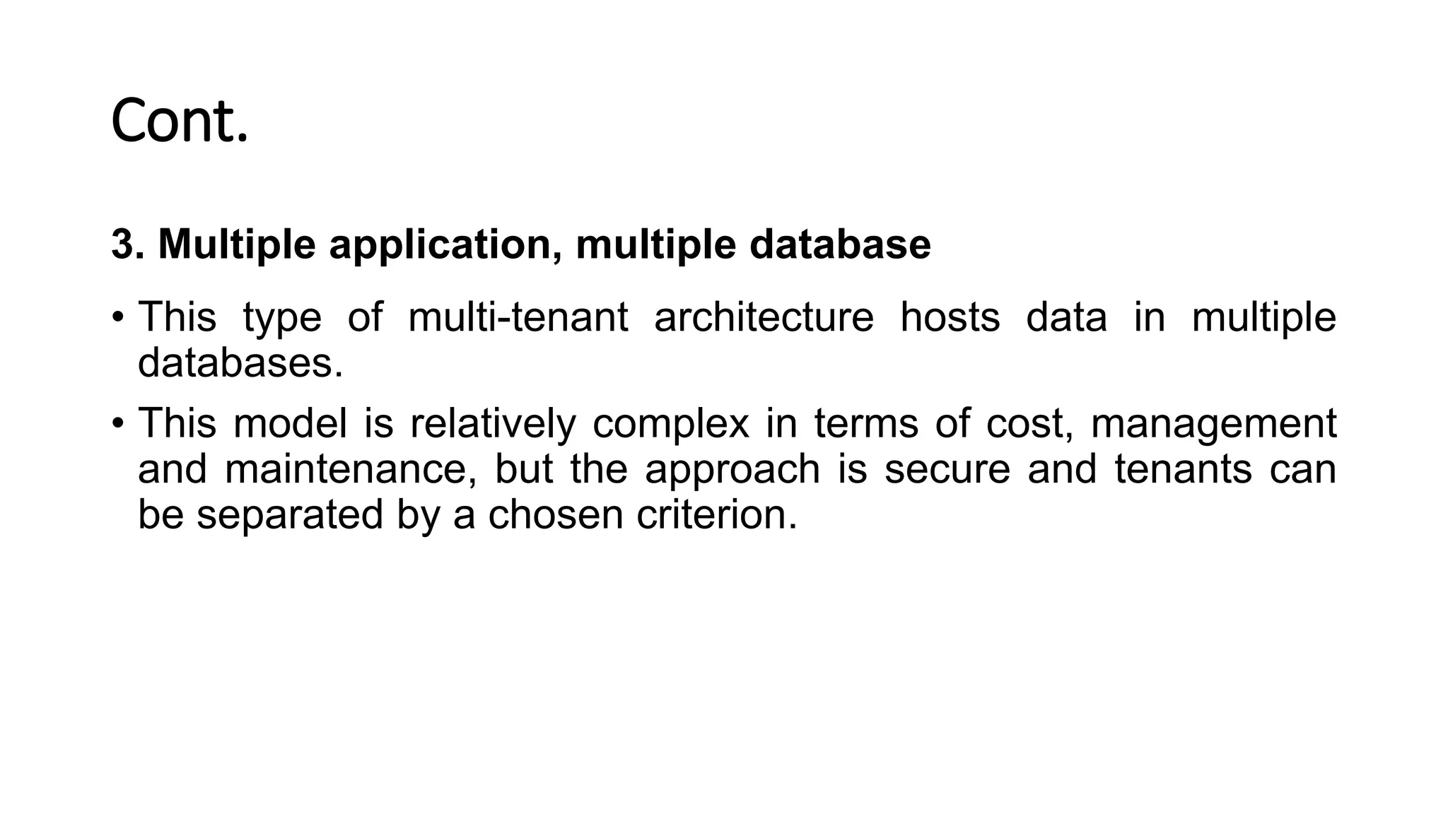Multitenancy in cloud computing architecture | PDF
