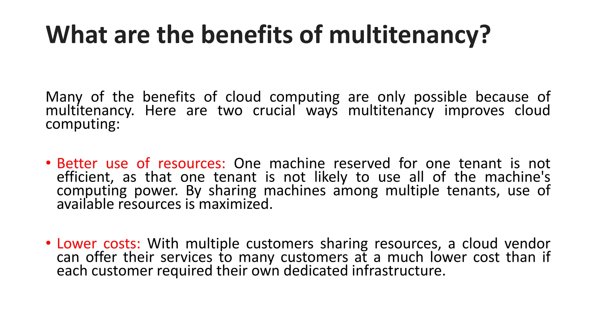 Multitenancy in cloud computing architecture | PDF