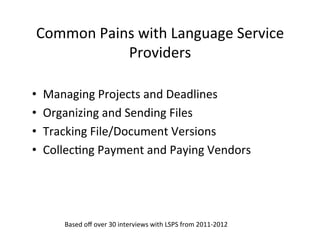 Streamling your Translation Agency with a Translation Management System ...