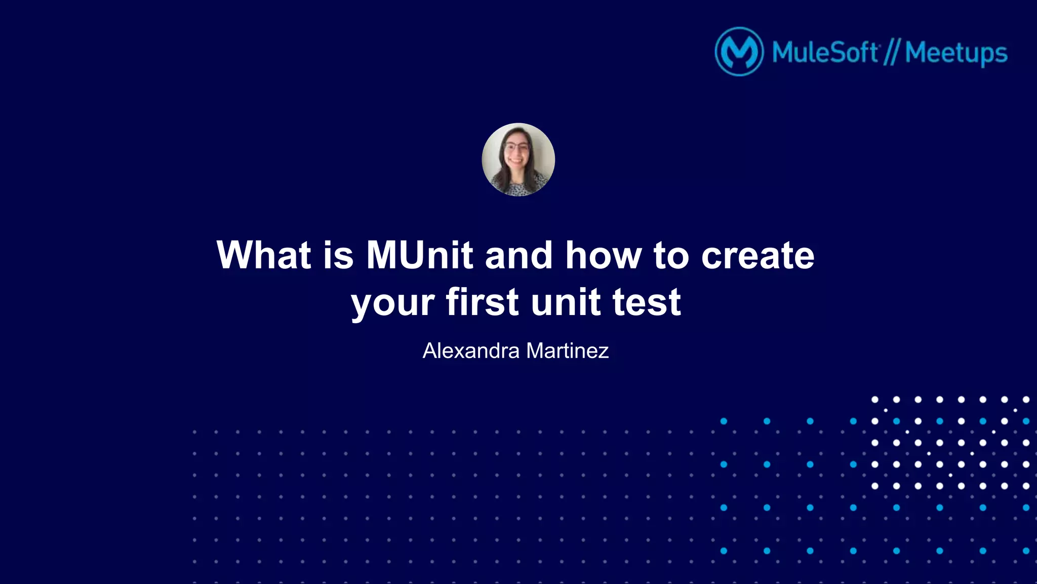 What is munit and how to create your first unit test | PPTX