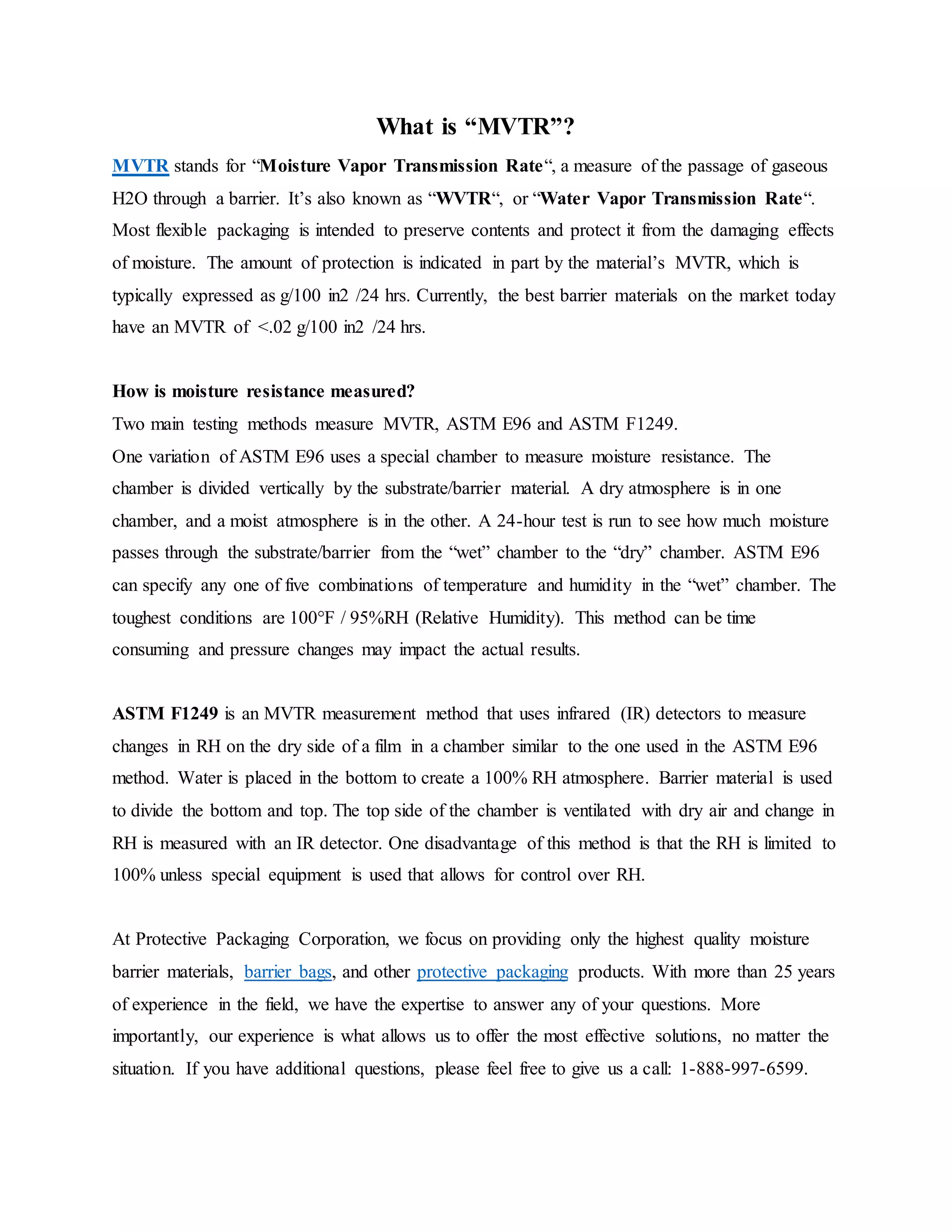 What is “MVTR”? | DOCX