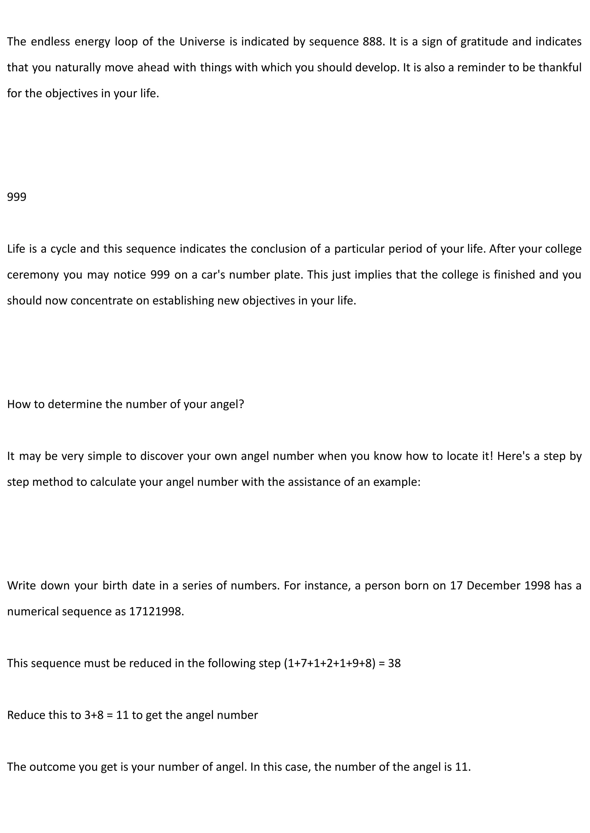 What is my angel number? | PDF