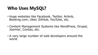 Introduction to MySQL, MYSQL Basic..pptx
