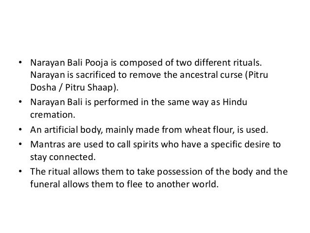 What is Narayana Bali Puja? | PPTX