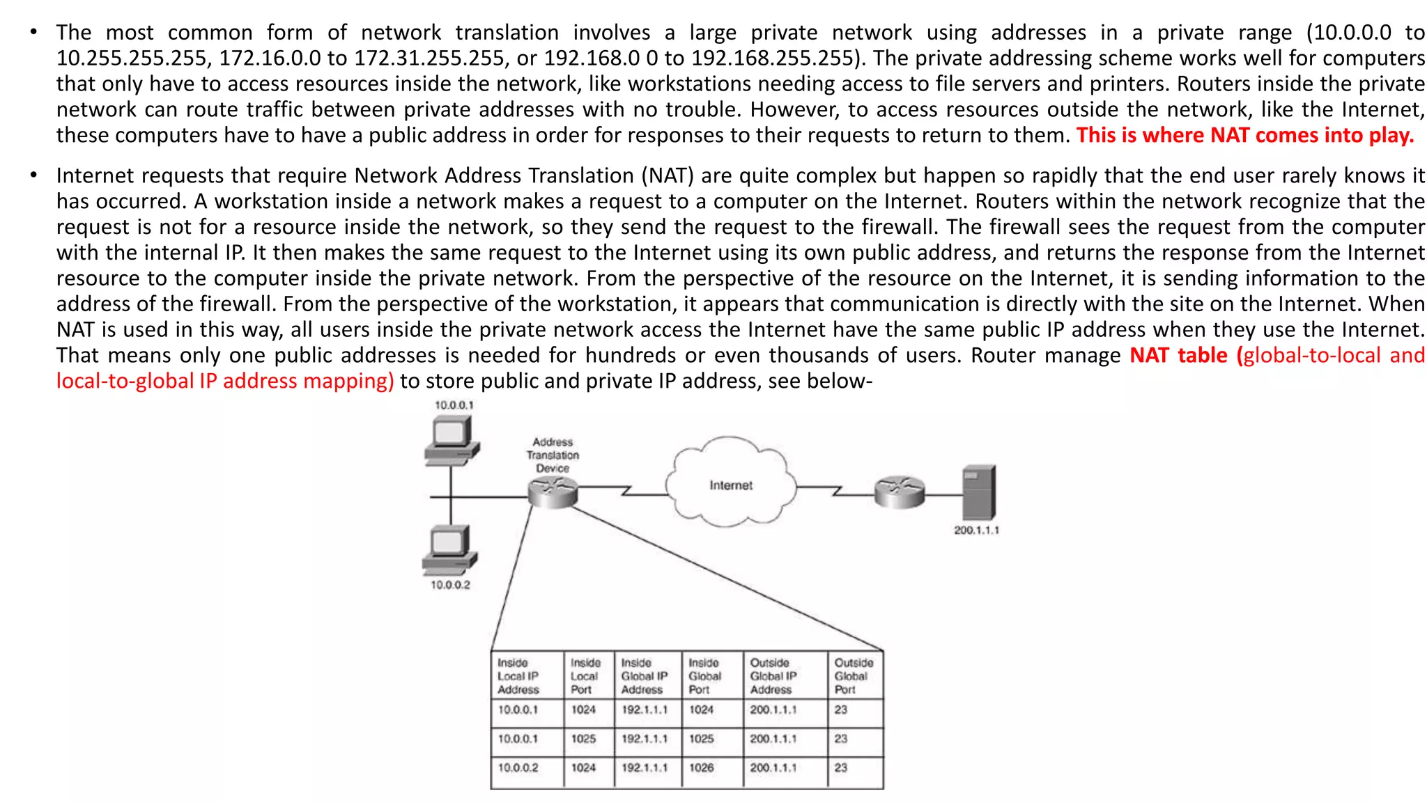 What is Network Address Translation (NAT) | PPTX