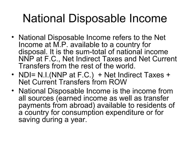 What is national income | PPT
