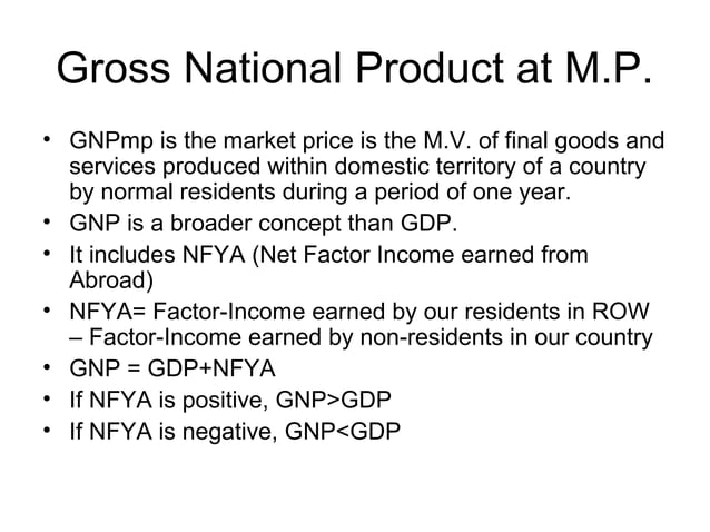 What is national income | PPT